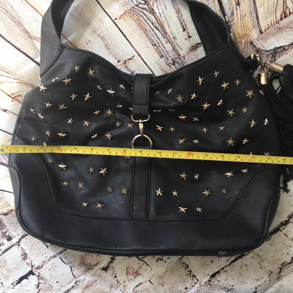 Yoki | Bags | Yoki Black Studded Shoulder Bag | Poshmark